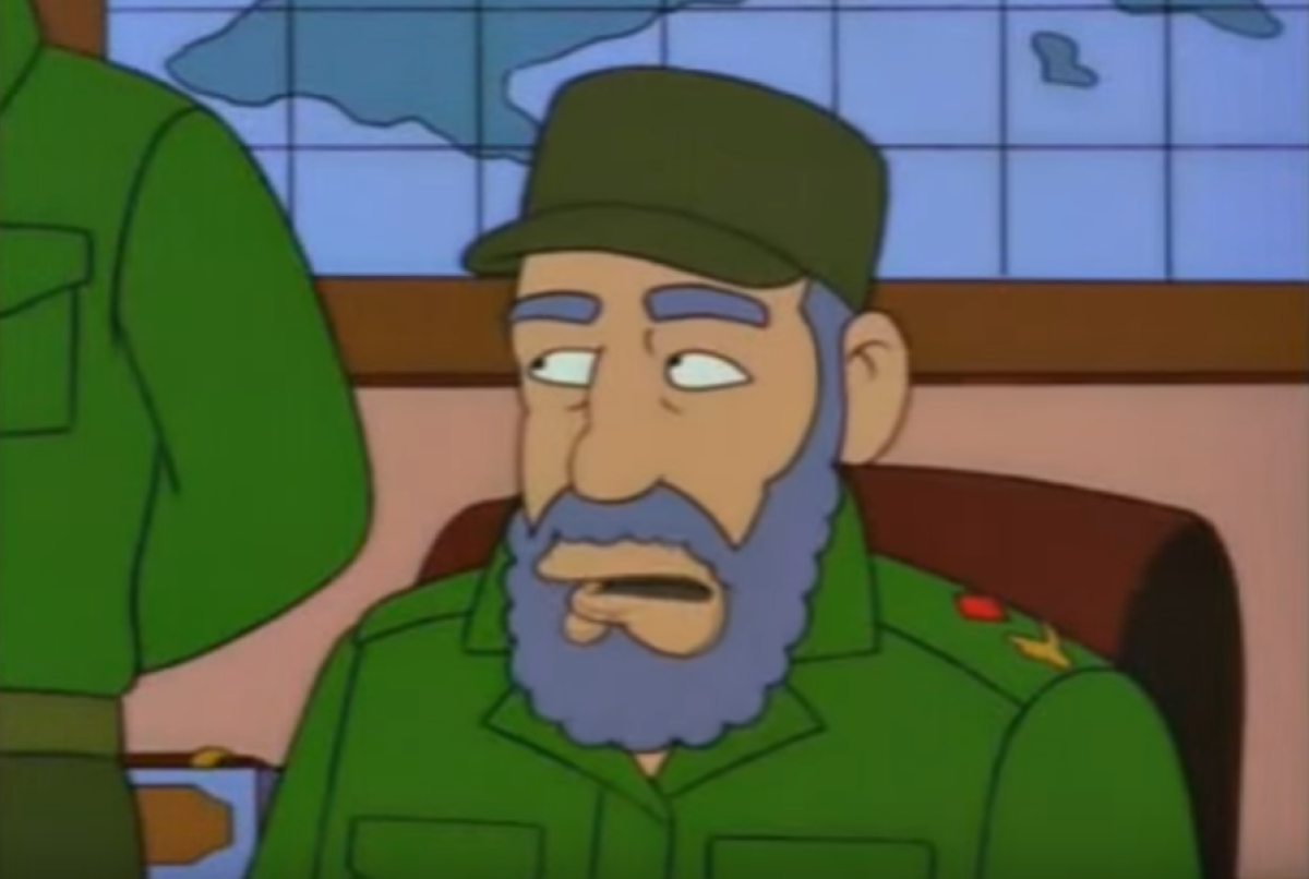 Fidel Castro: desde Los Simpson hasta Call of Duty BlackOps