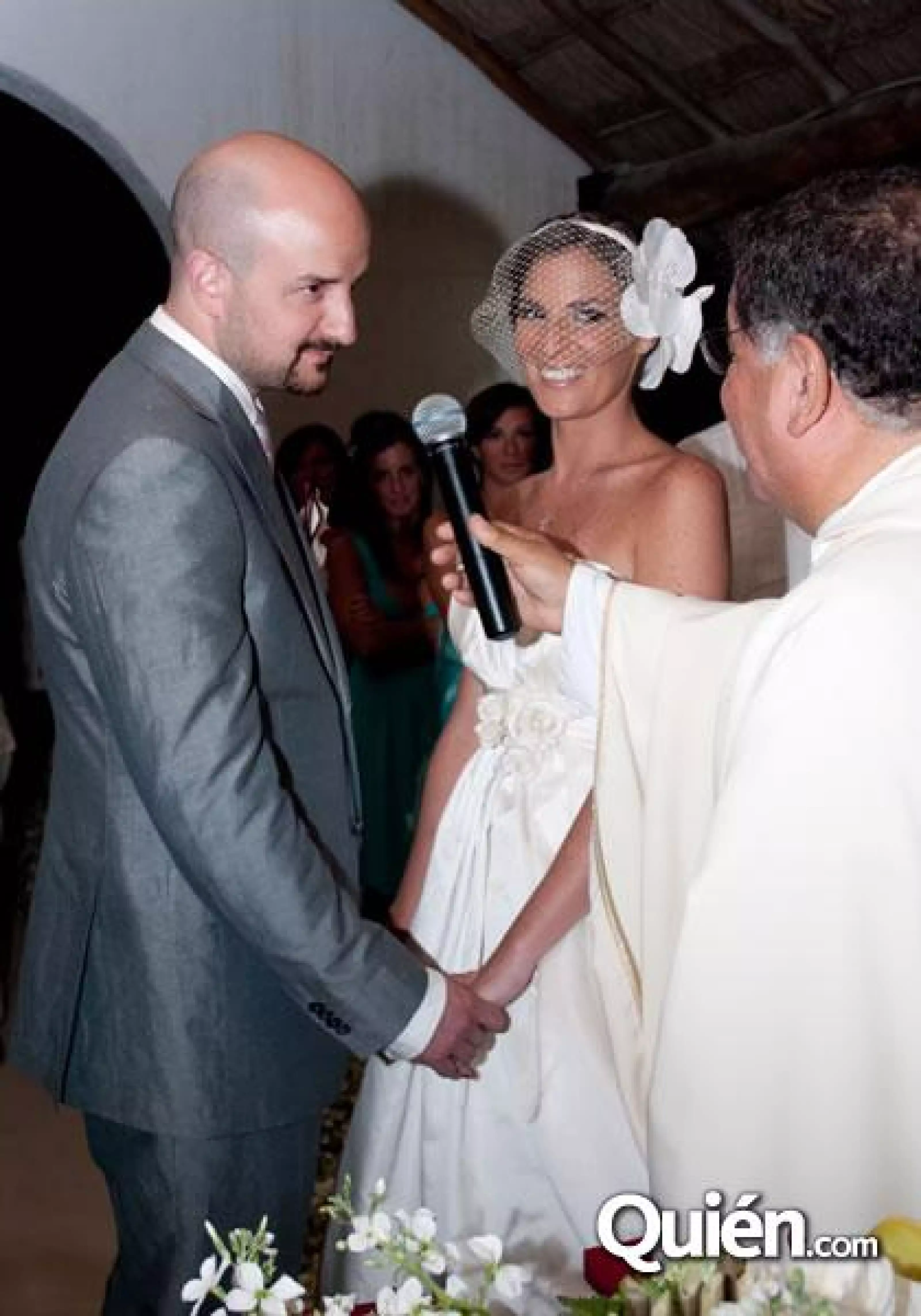 José Portilla y Angie Taddei se casaron en la Riviera Maya