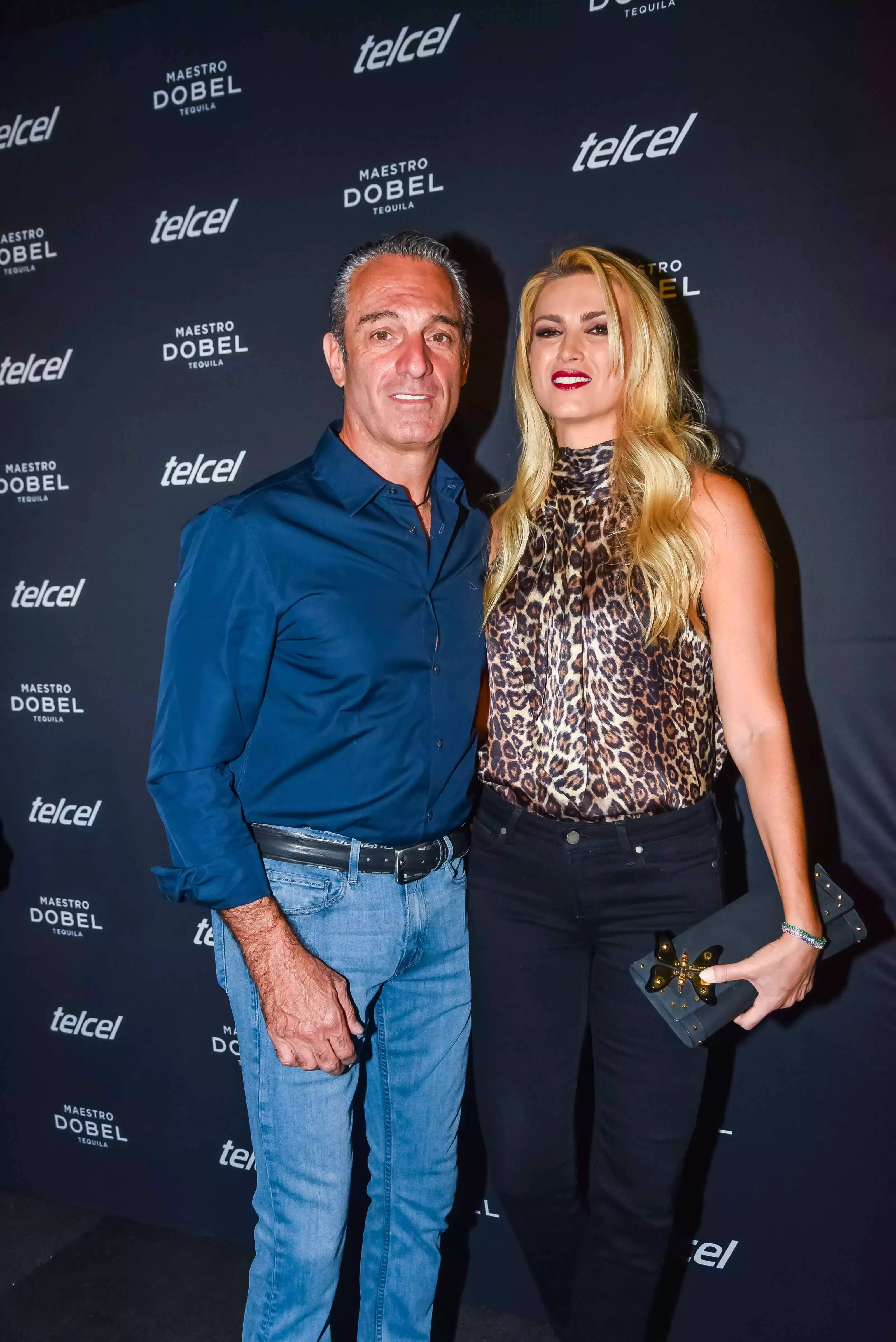 Carlos Slim Domit y Maria Elena Torruco en la after party de la Fórmula 1