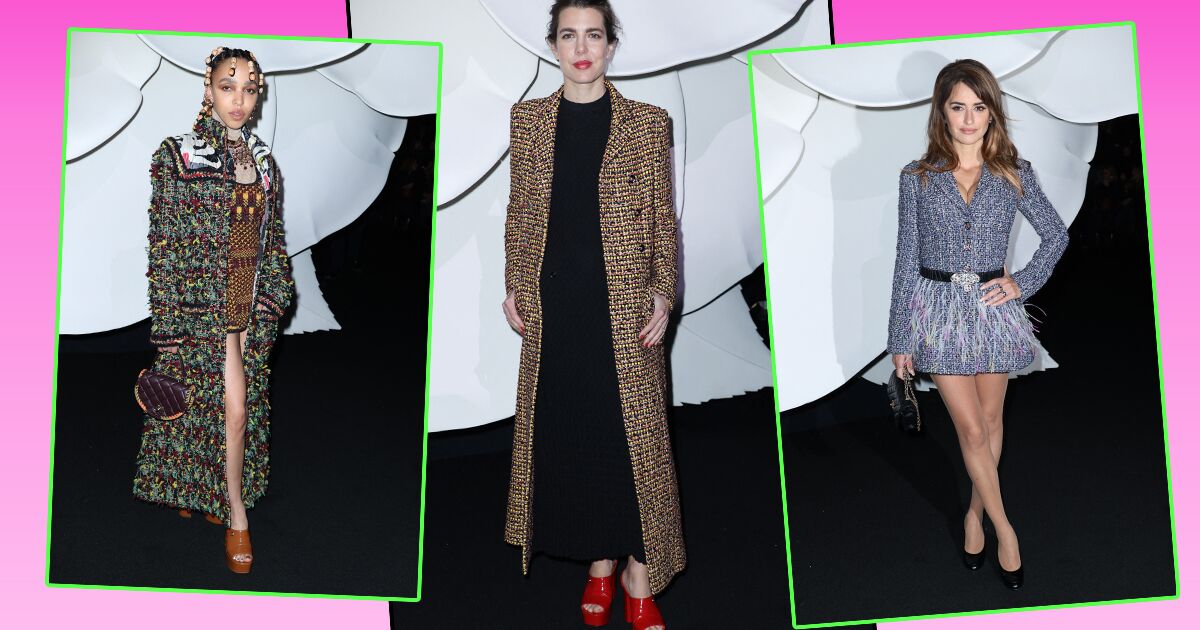 El front row de Chanel estuvo lleno de celebridades y tweed