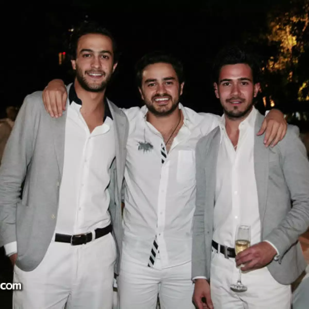 Lina y Fernando Botero en Le Diner en Blanc
