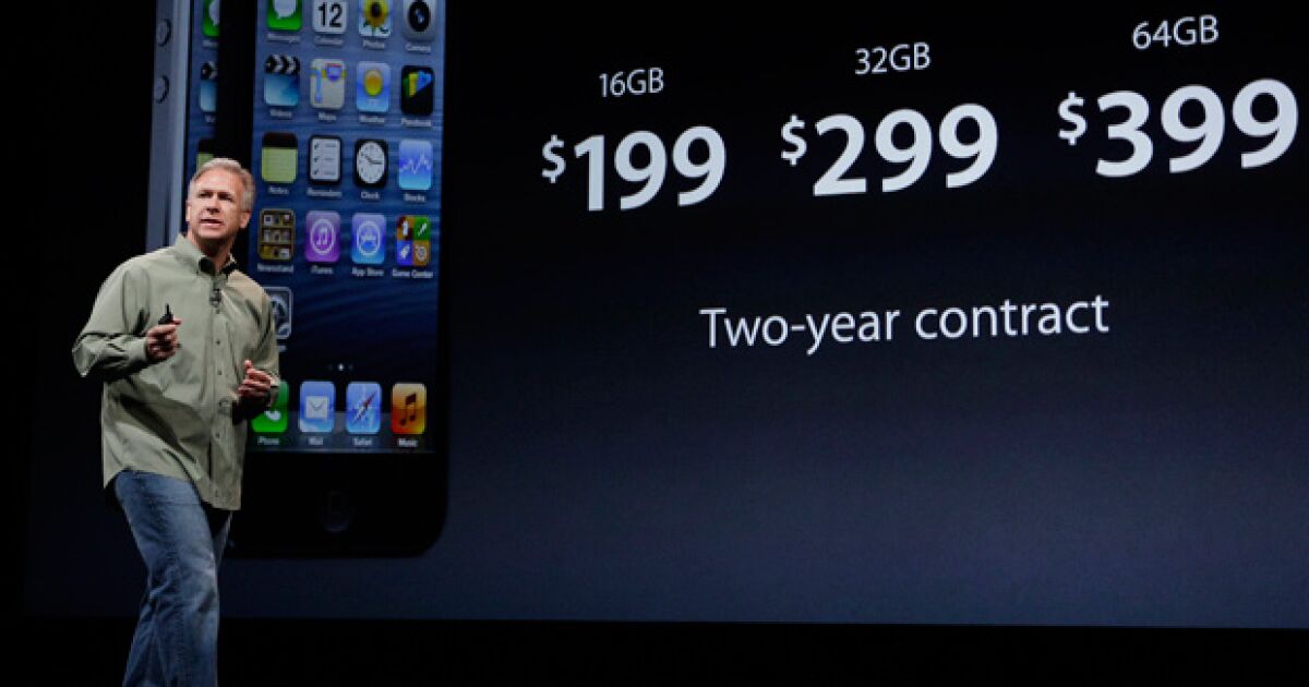 Apple presenta el iPhone 5