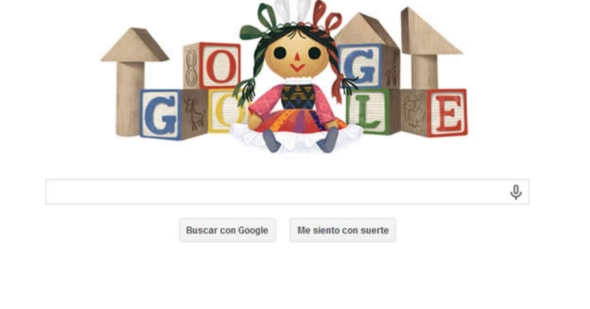 Google celebra a los niños con un 'doodle' juguetón... y mexicano