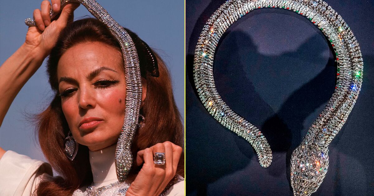 El collar de serpiente de María Félix llega a Londres con Cartier