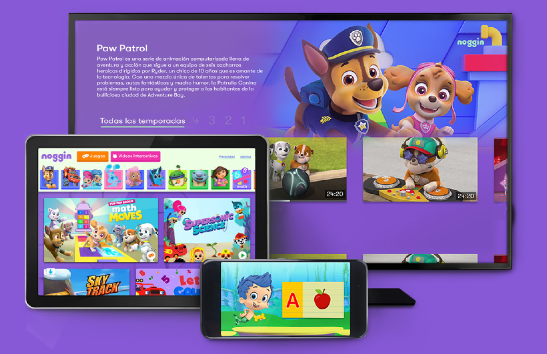 Noggin, el streaming de Nickelodeon para los más pequeños de la casa