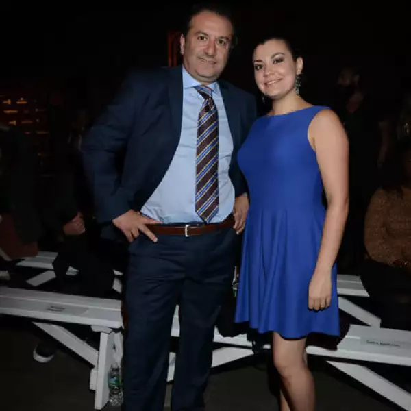 Angélica Fuentes en el Fashion Show de Ricardo Seco