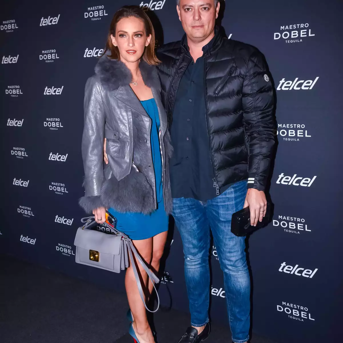 Carlos Slim Domit y Maria Elena Torruco en la after party de la Fórmula 1