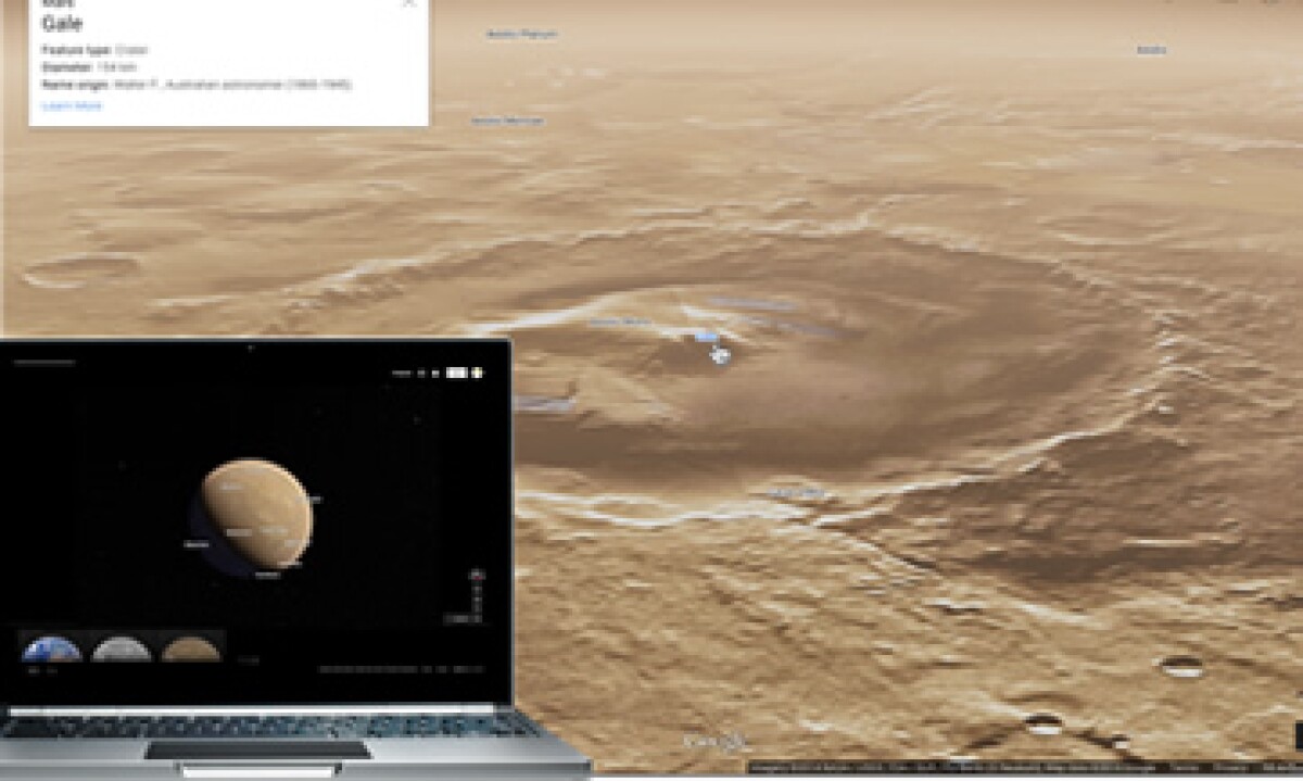 Google Maps llega a Marte y a la Luna