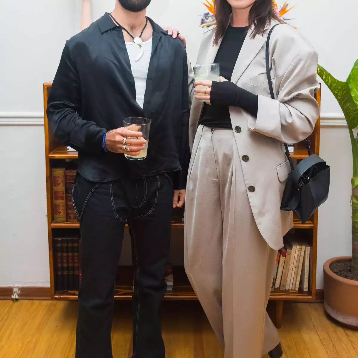 Rodrigo Ortiz Monasterio y Andrés Lebrija en una cena con Tequila 1800