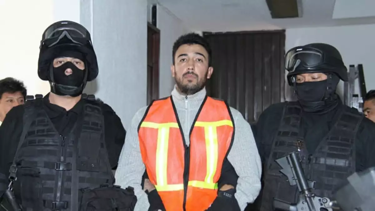 Las autoridades presentan a Germán Reyes, líder de 'La Familia' en Toluca