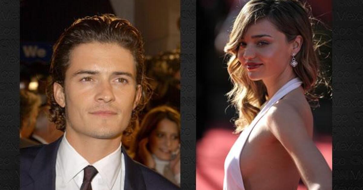 El actor Orlando Bloom y la modelo Miranda Kerr se casarán