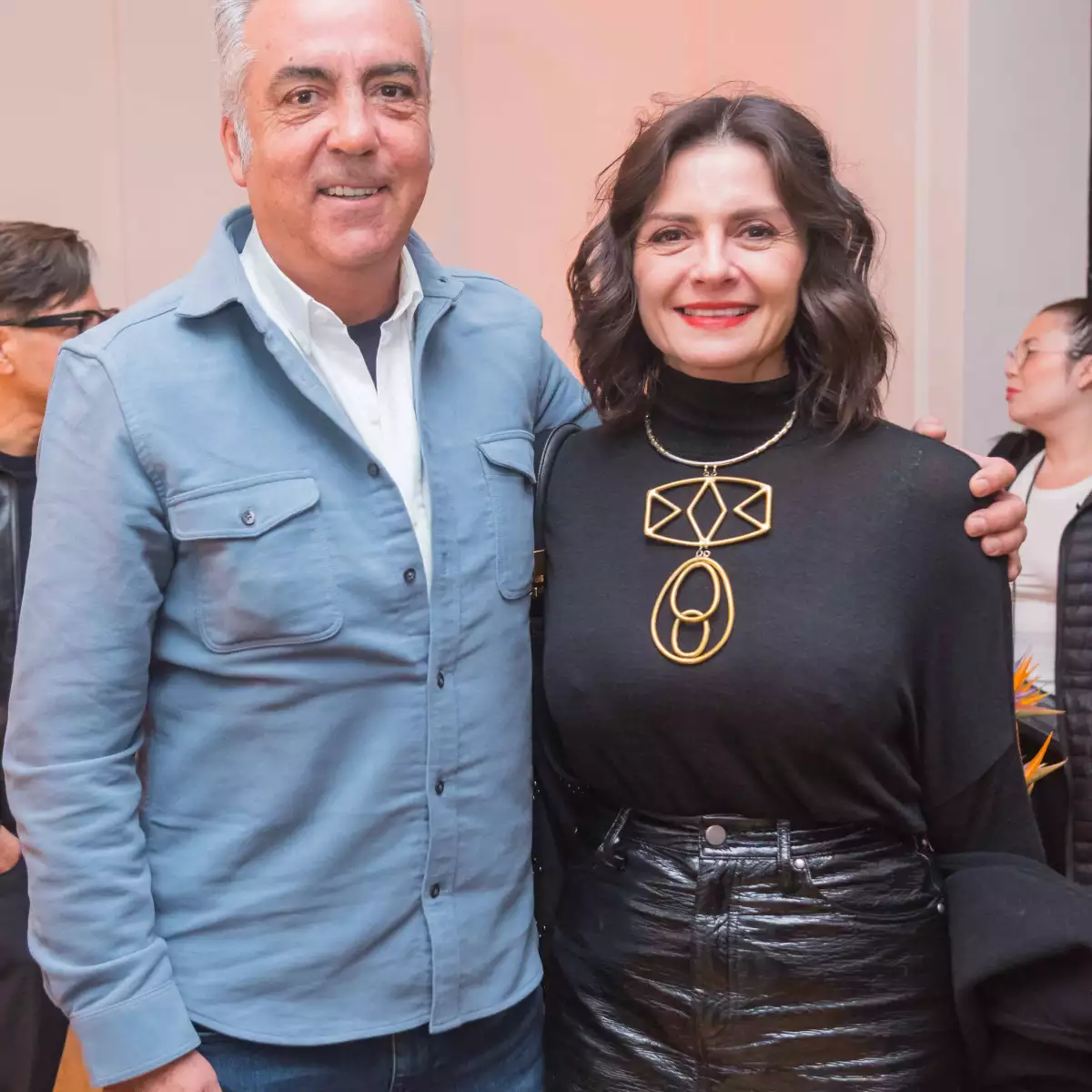 Rodrigo Ortiz Monasterio y Andrés Lebrija en una cena con Tequila 1800