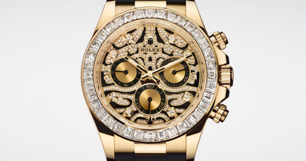 El nuevo y espectacular Rolex Daytona se llena de diamantes