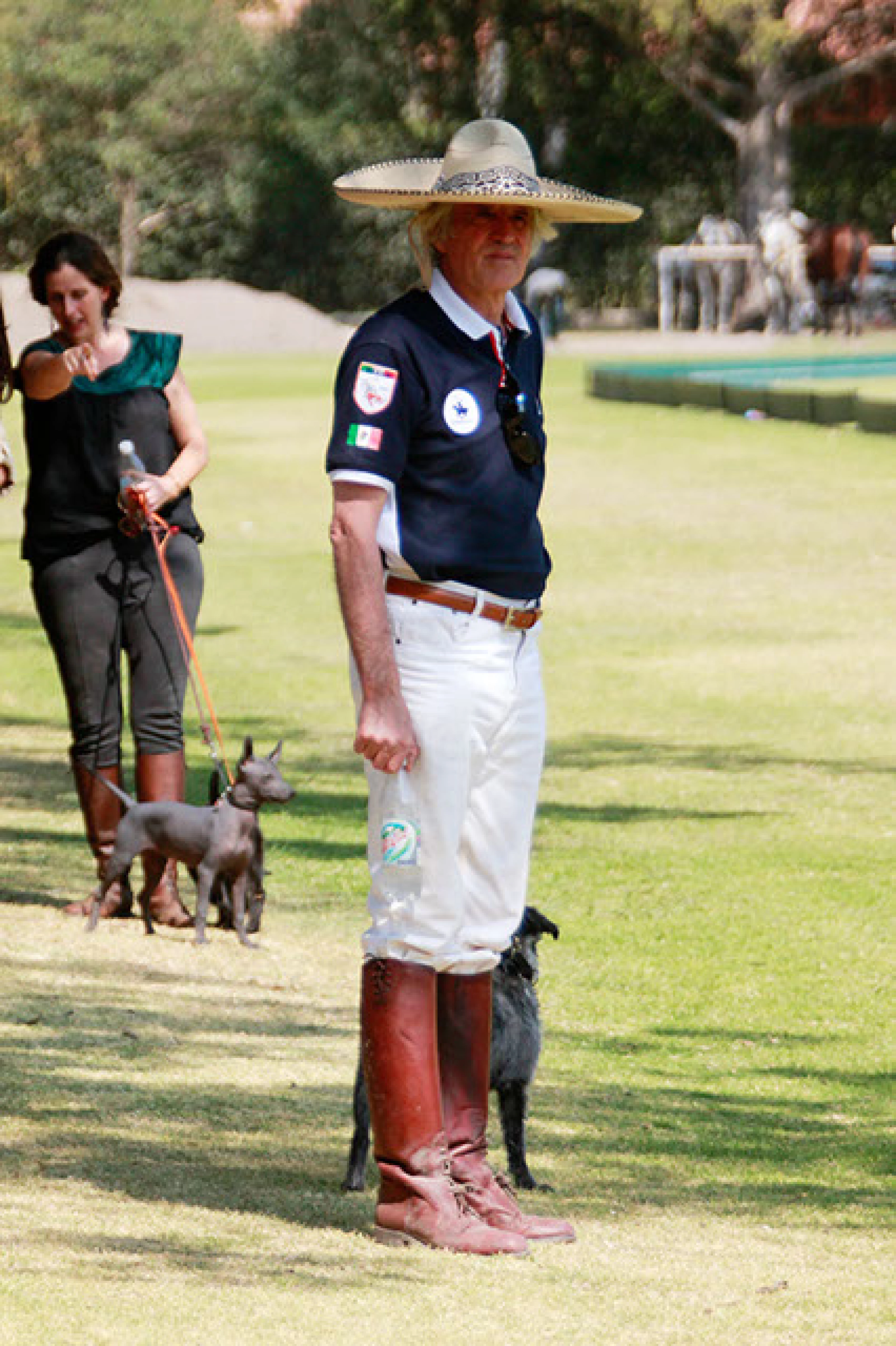 Visita del Polo team de España en México.
