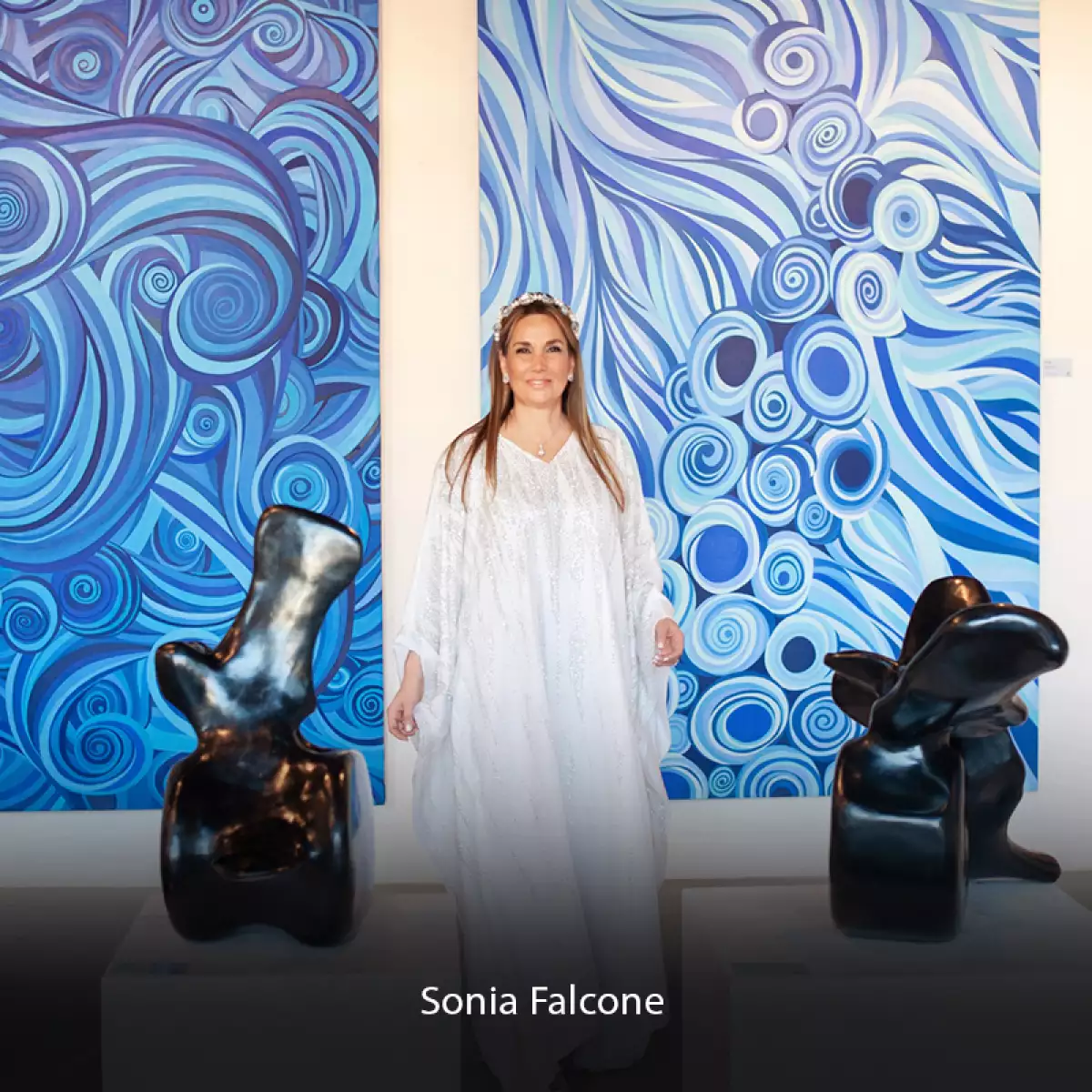 Sonia Falcone inauguró exposición en San José del Cabo