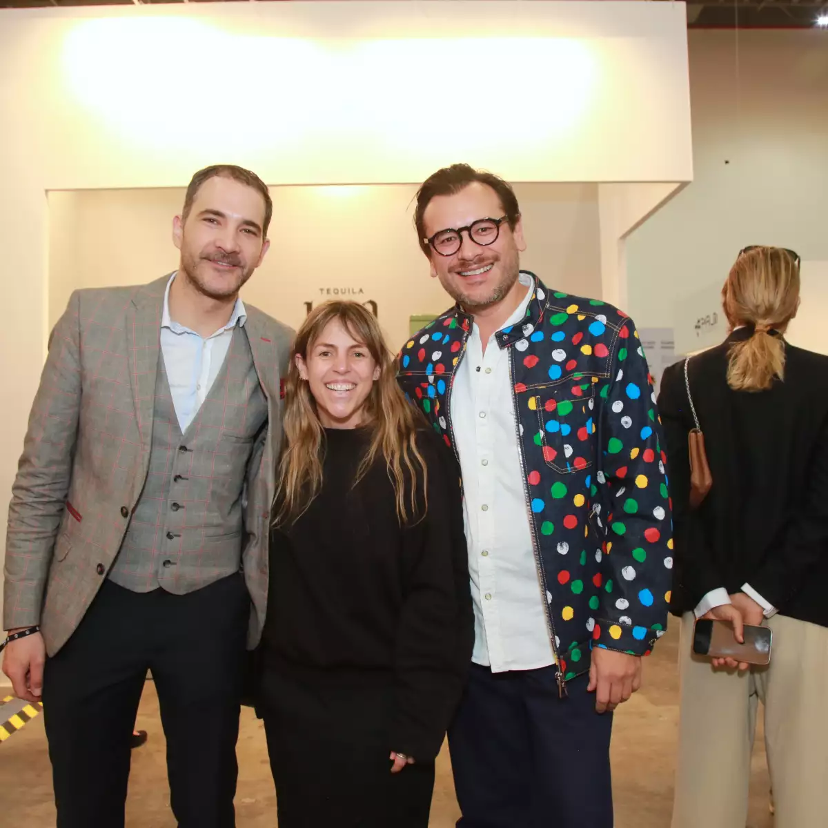 Gabriel Orozco y Sharon Fastlicht en el primer día de Zona MACO 2023