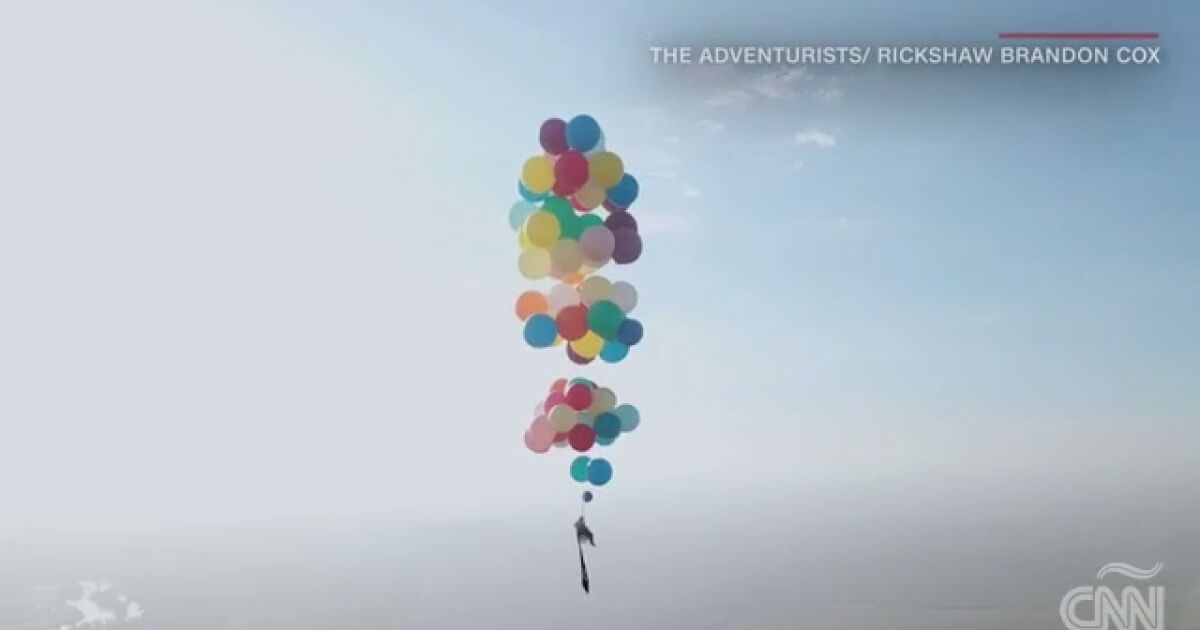 Este hombre vivió la experiencia de ‘Up’ en la vida real al volar con ...
