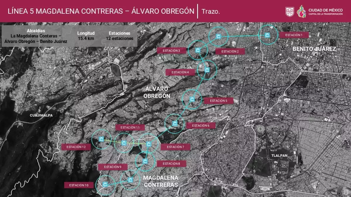 Línea 5 del Cablebús en CDMX: mapa, ruta, estaciones y cuándo estará lista