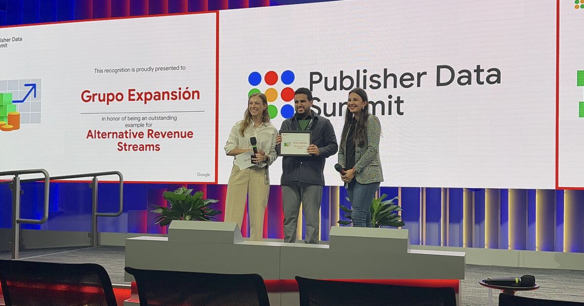 Grupo Expansión obtiene reconocimiento en Google Publisher Data Summit 2023