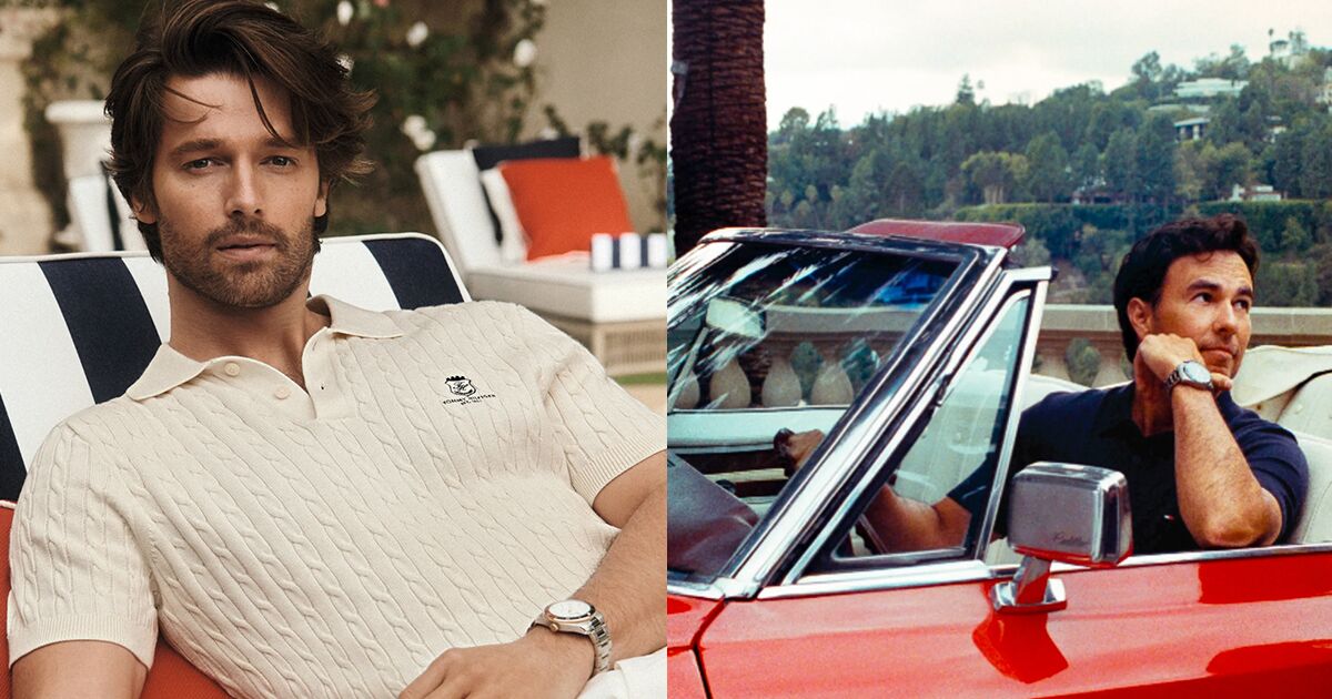 Checo Pérez se suma a Patrick Schwazenegger en la campaña de Tommy Hifliger