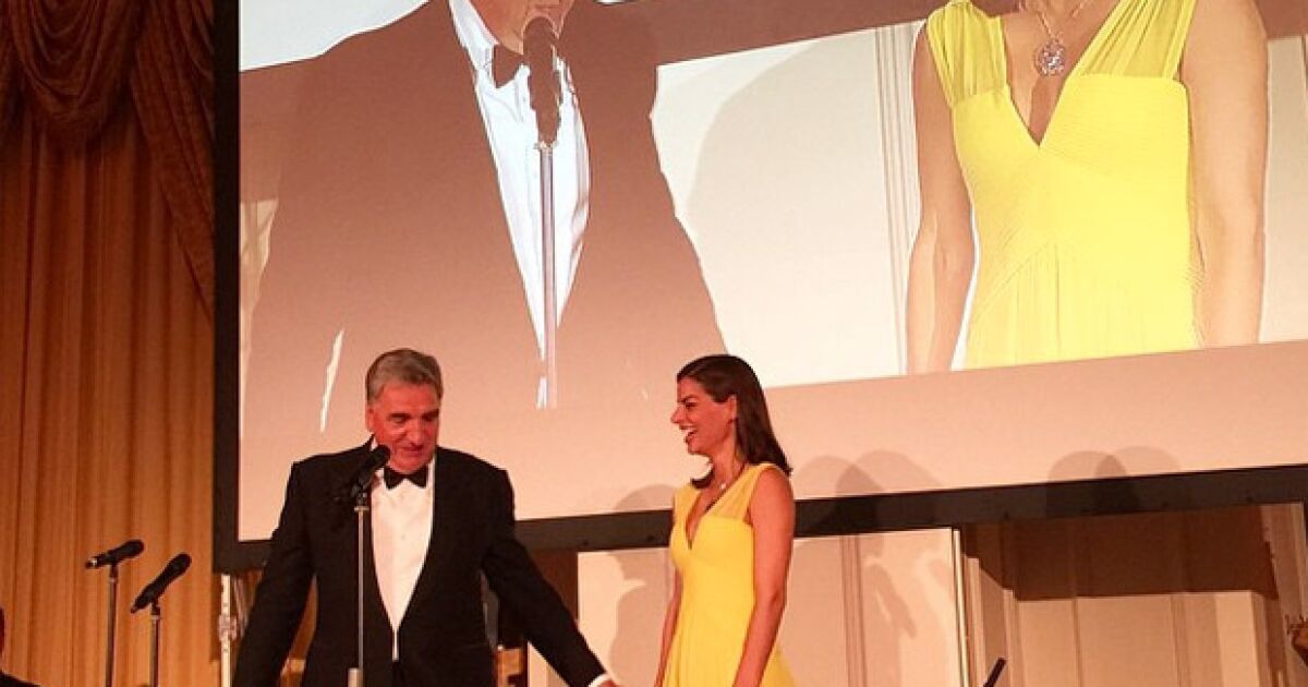 Bárbara Coppel, de fiesta con el cast de Downton Abbey