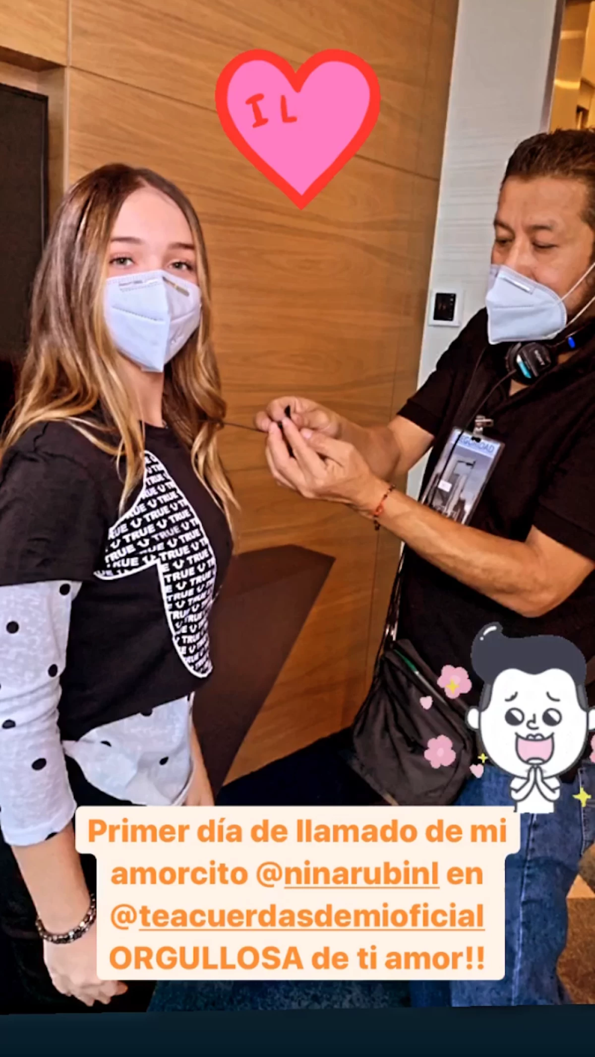 Tras vencer el coronavirus, Nina Rubín comienza grabaciones de la ...