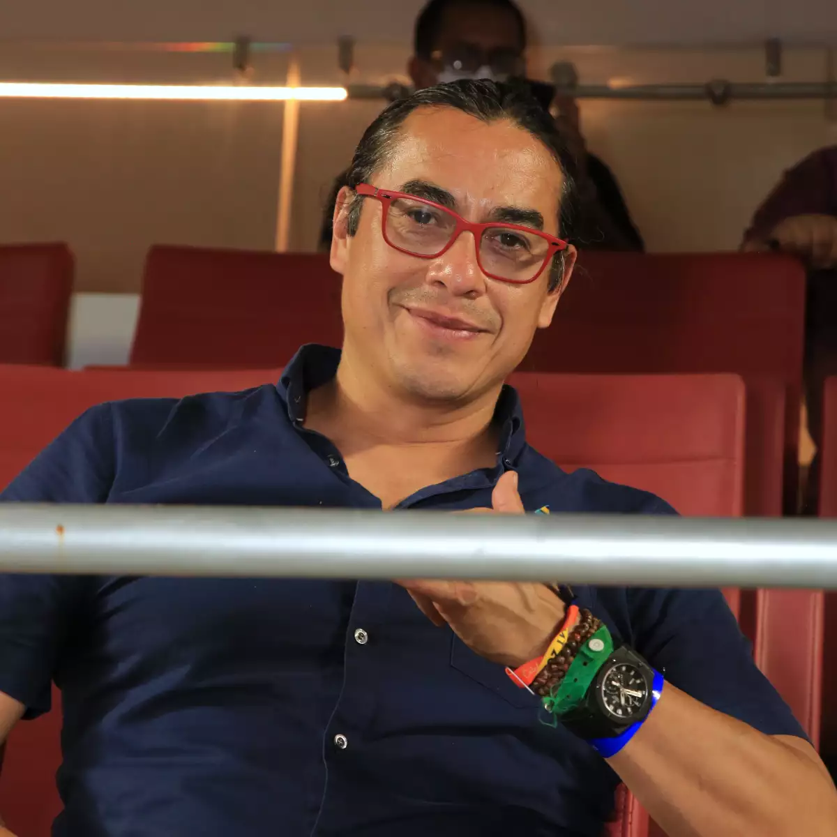 Marcos y Stephanie Fastlicht entre los primeros en llegar al AMT