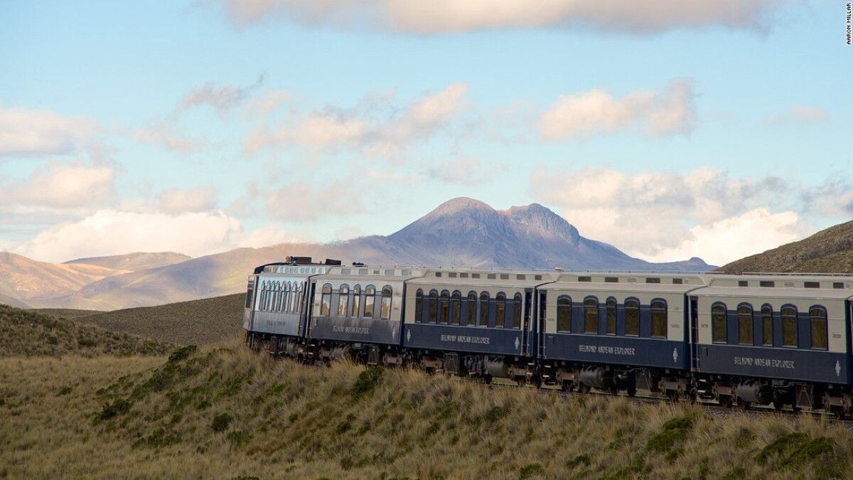 Un lujoso viaje en tren por los Andes peruanos