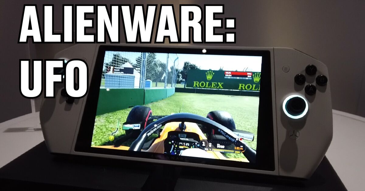 Dell presenta la Alienware UFO, una computadora portátil para gamers