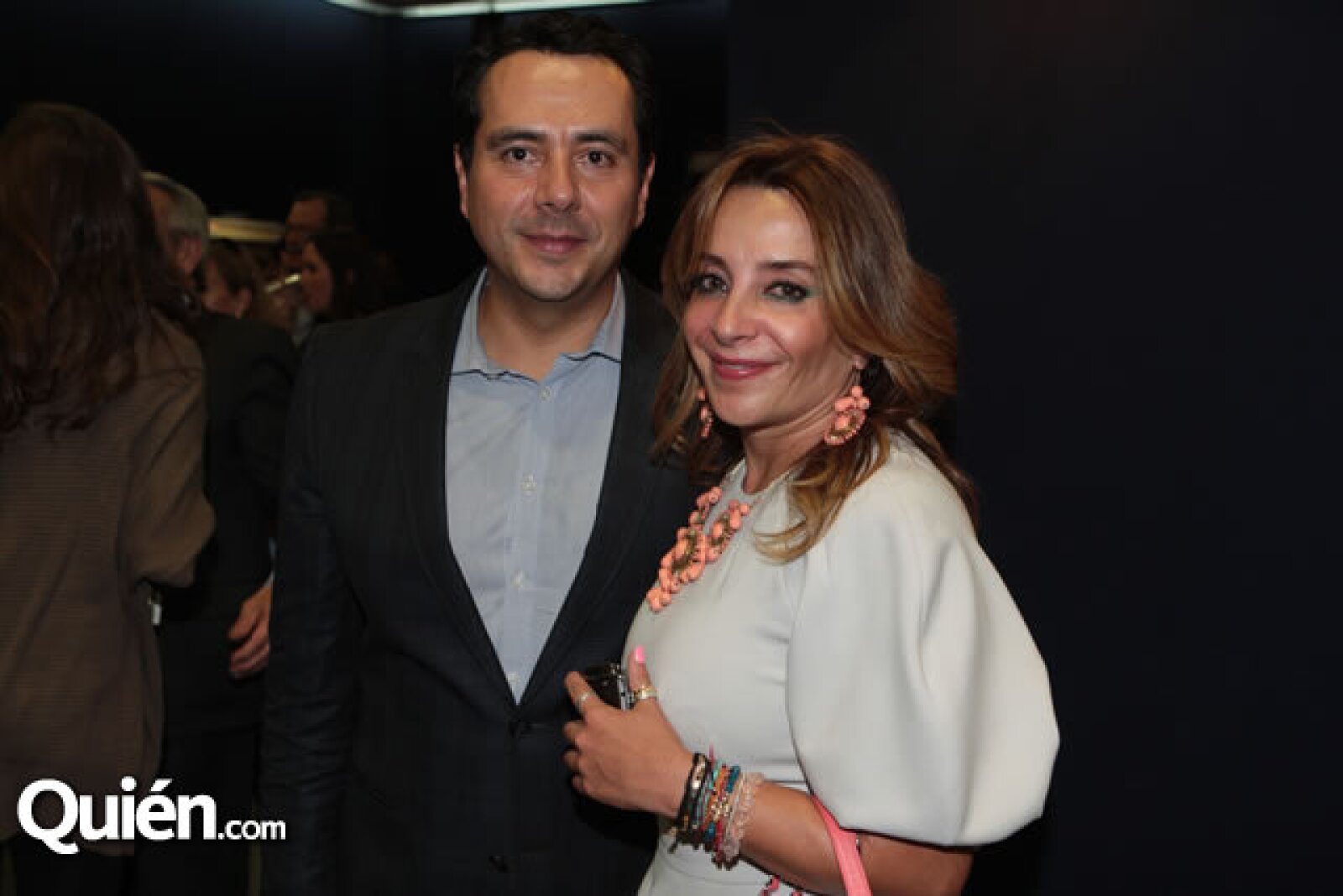Adriana Salinas de Gortari en la exposición `Reflejos´