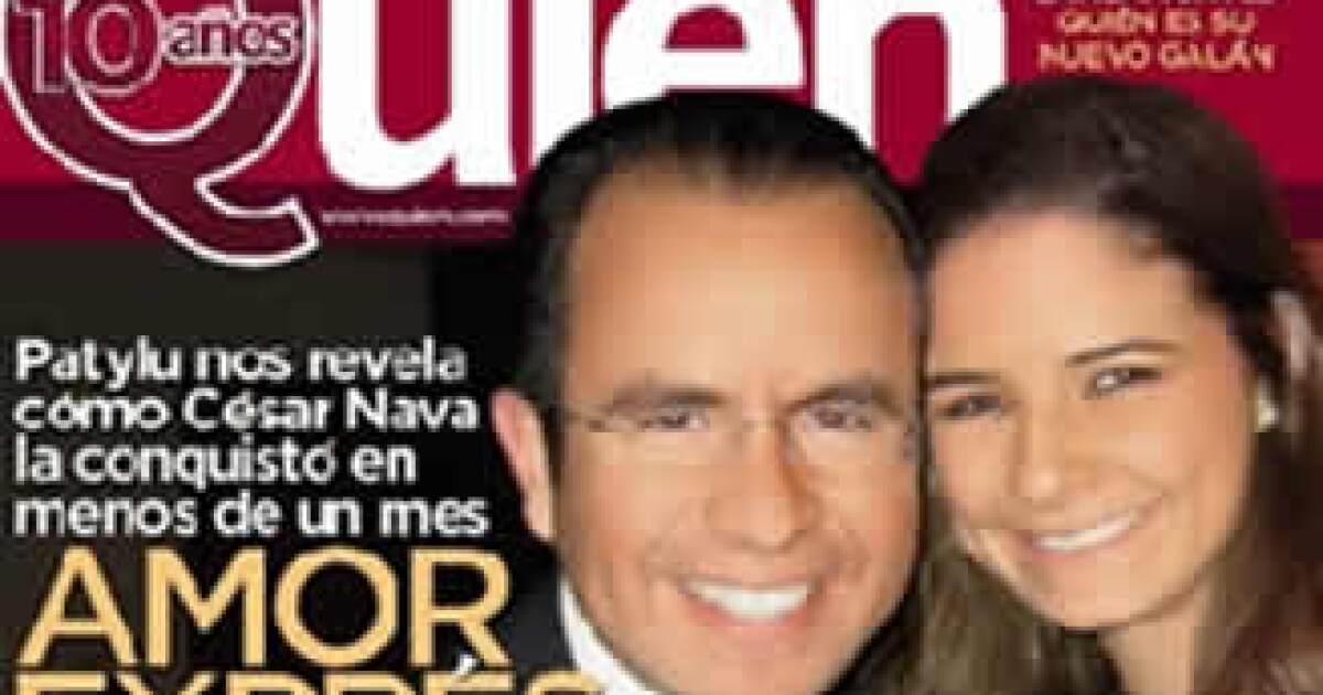 Patylu y César Nava, romance de ensueño