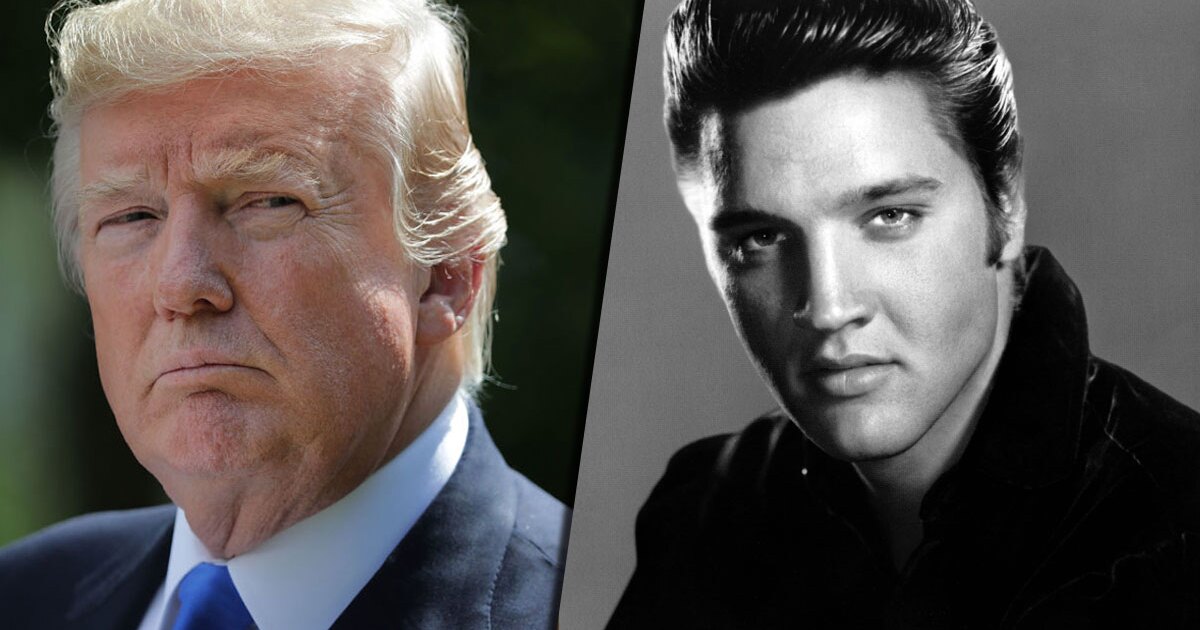 Donald Trump asegura que se parece a Elvis Presley
