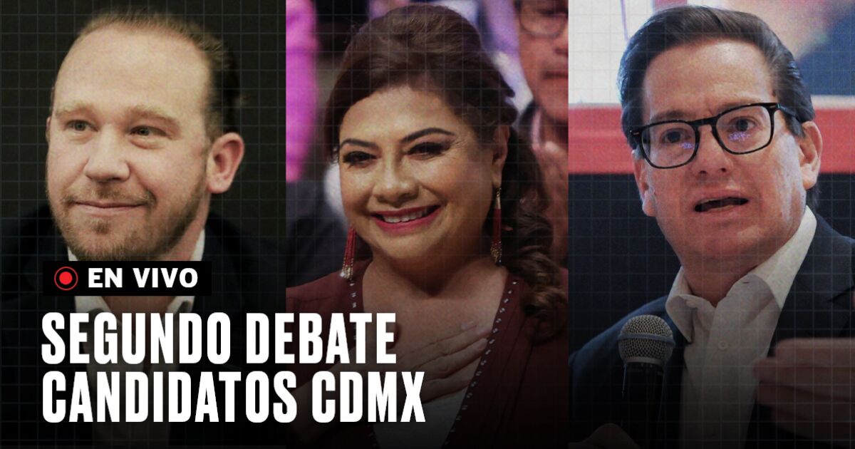 Segundo debate CDMX 2024 en vivo, minuto a minuto