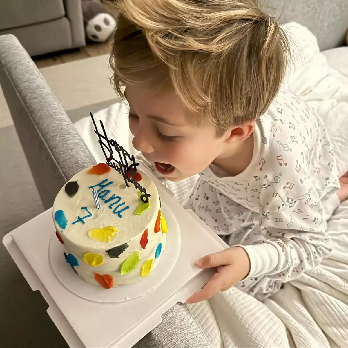 Anahí Compartió Parte De La Celebración Del Cumpleaños De Su Hijo Manu