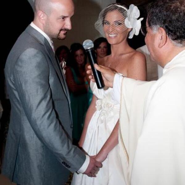 José Portilla y Angie Taddei se casaron en la Riviera Maya