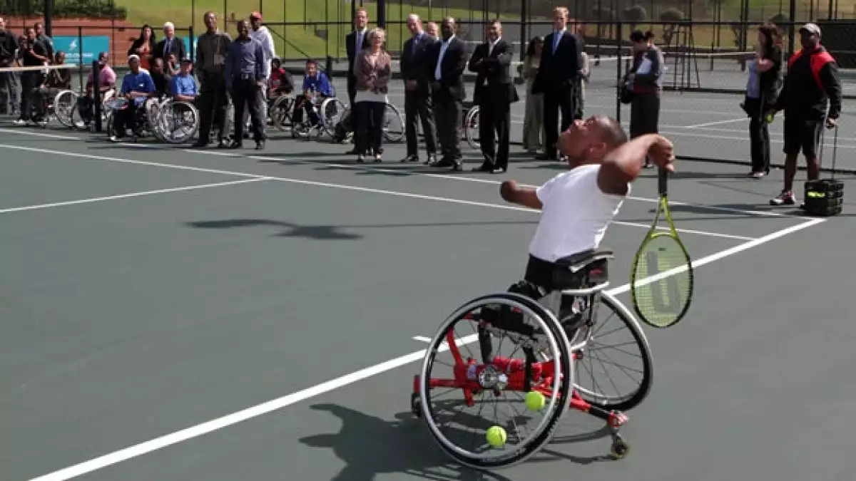 Lucas Sithole, el tenista sudafricano paralímpico que inspira a su nación