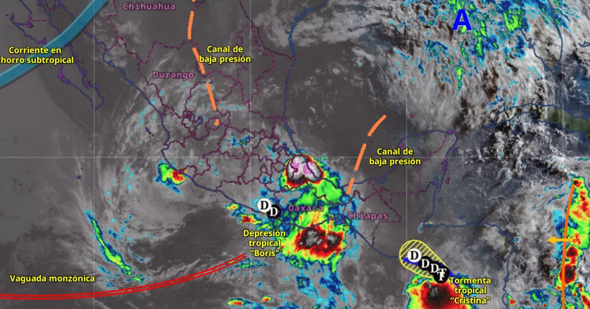 Trayectoria de Boris en vivo: así avanza la tormenta tropical y qué ...