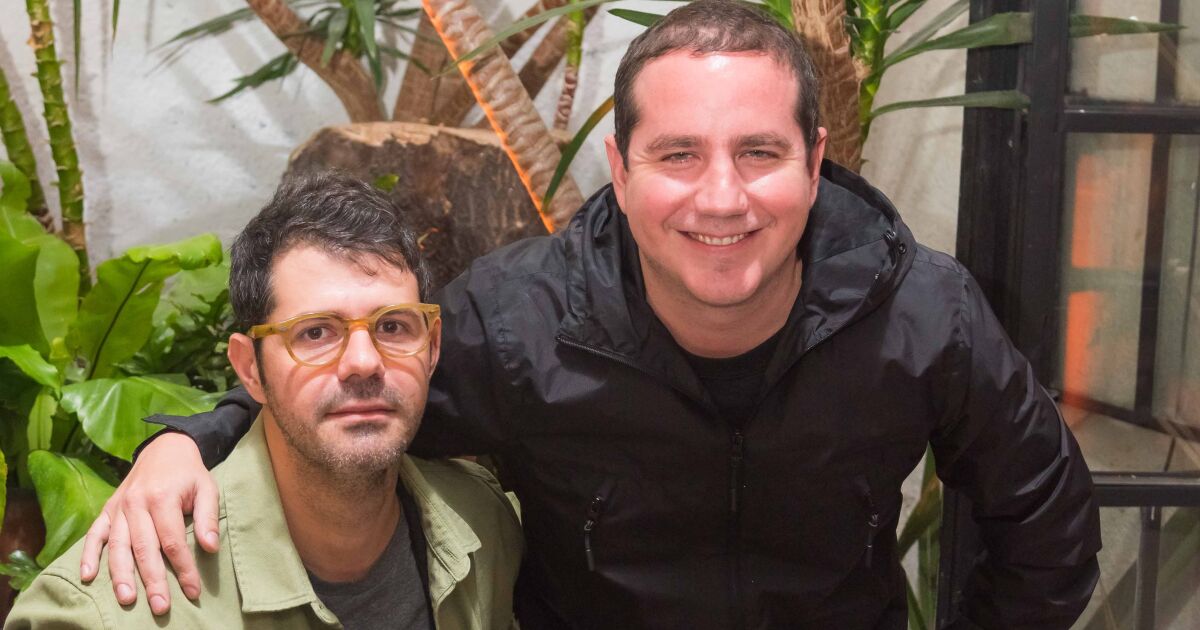 Rodrigo Ortiz Monasterio y Andrés Lebrija en una cena con Tequila 1800