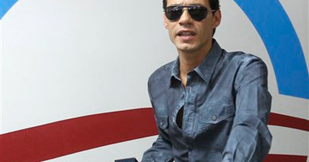 Marc Anthony de campaña para Obama en Miami