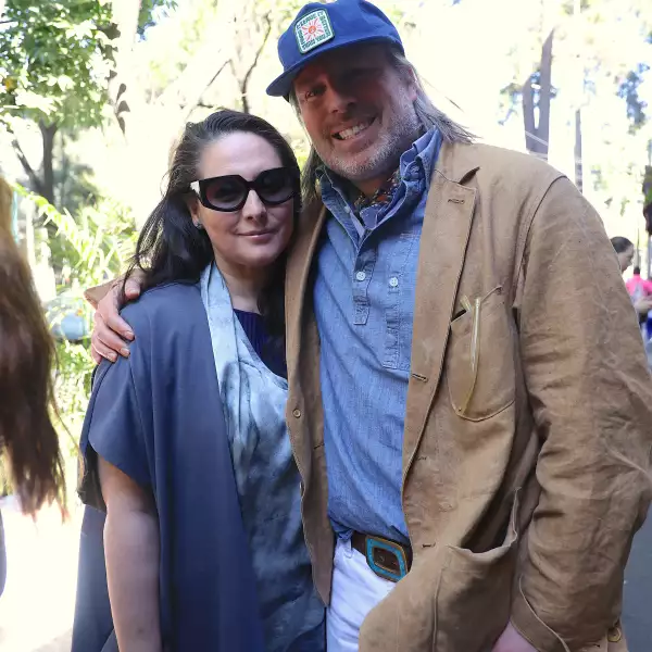 Lulú Creel y Eugenio López en la comida anual de Sotheby’s