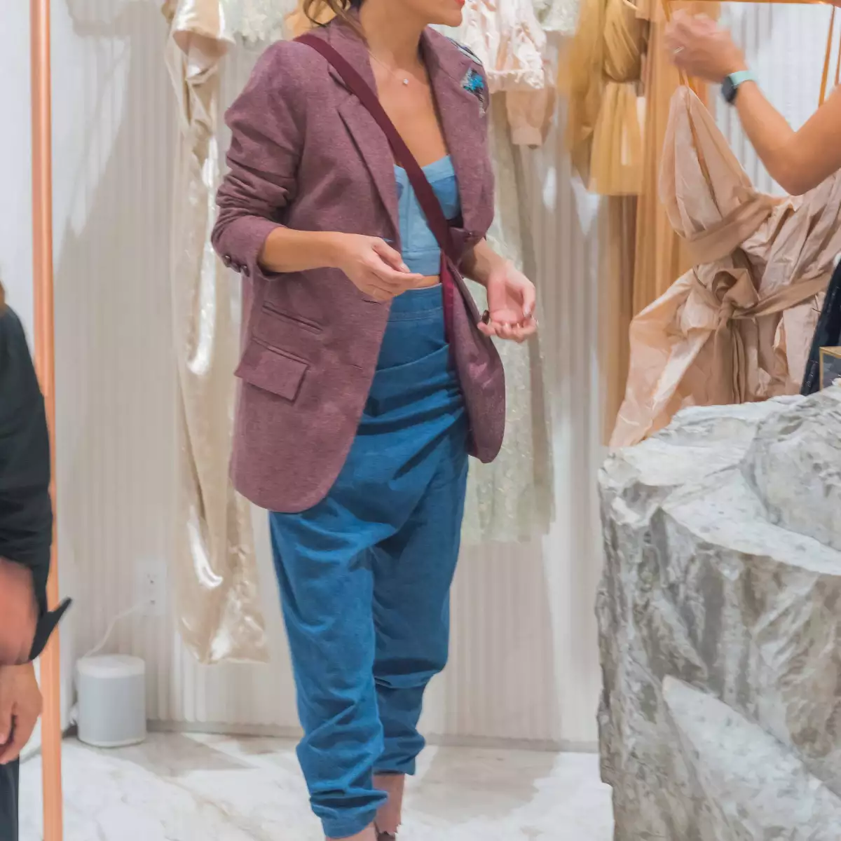 Galia Katz en la inauguración de la nueva flagship store de Sandra Weil