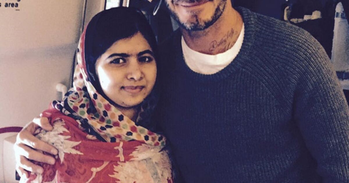 David Beckham y Malala Yousafzai se reúnen en Nueva York