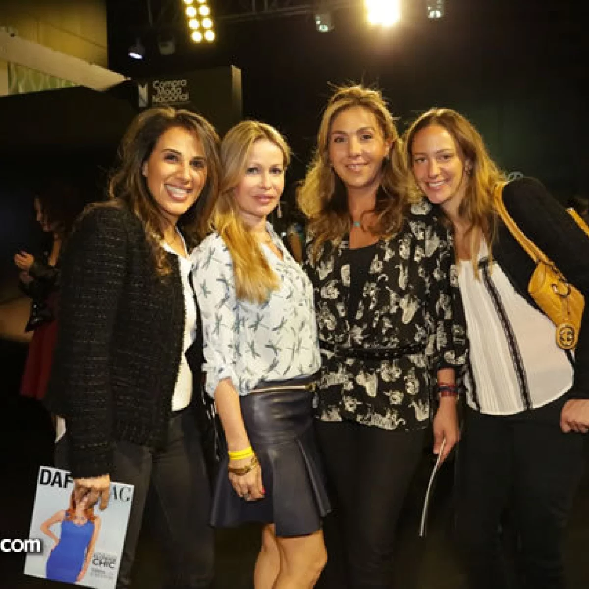 Raquel y Alberto Fasja en la clausura del MBFWMx