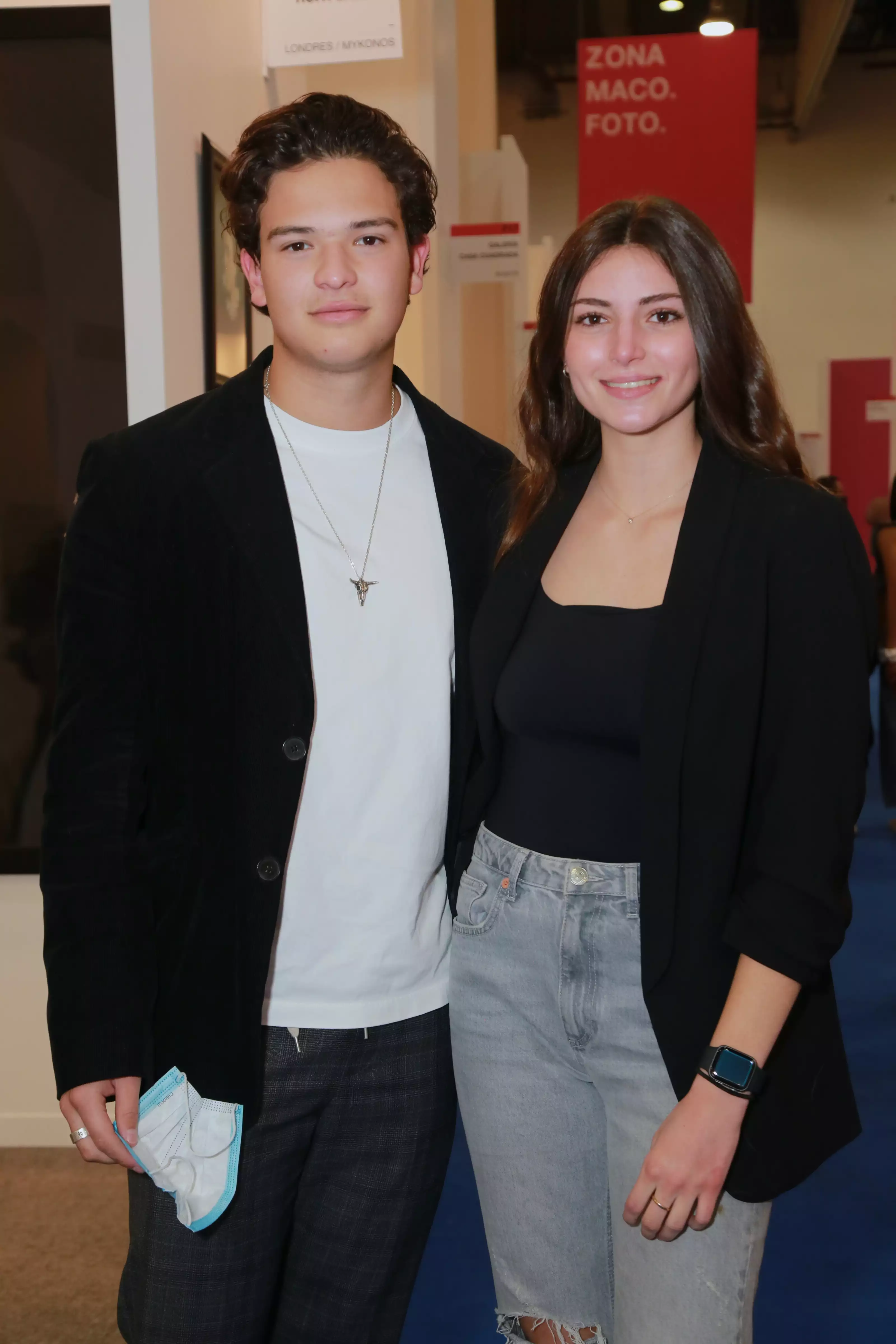 Paola Saad y Rodrigo Ripstein juntos en Zona Maco