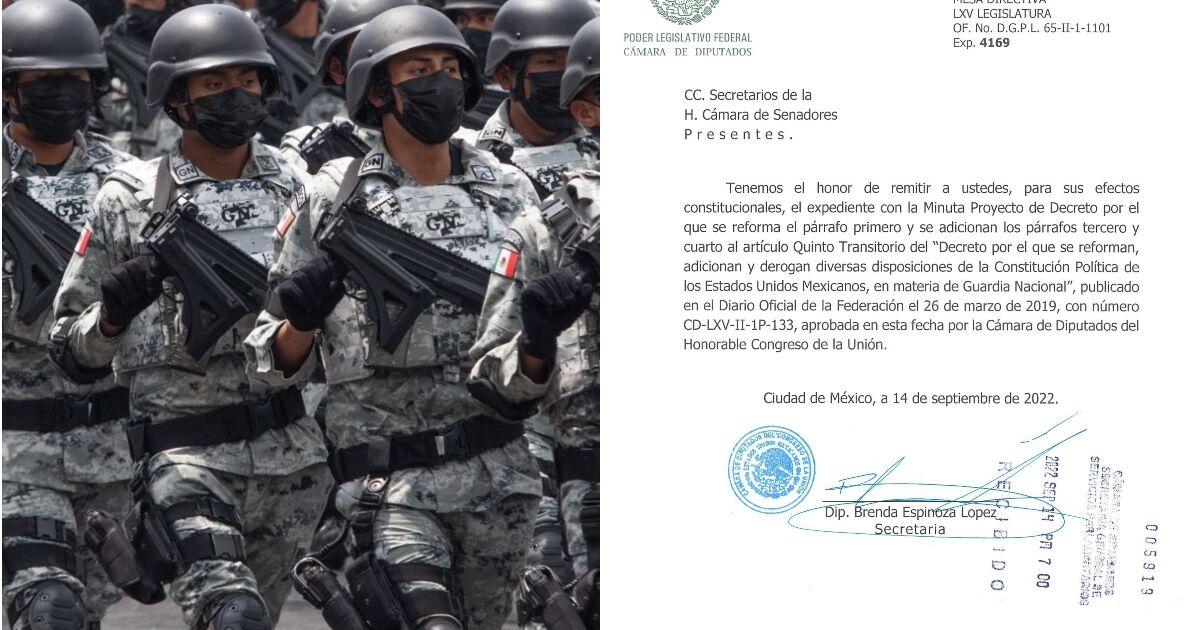 Reforma A La Gn Llega Al Senado Segob Y Morena Celebran Aprobación De