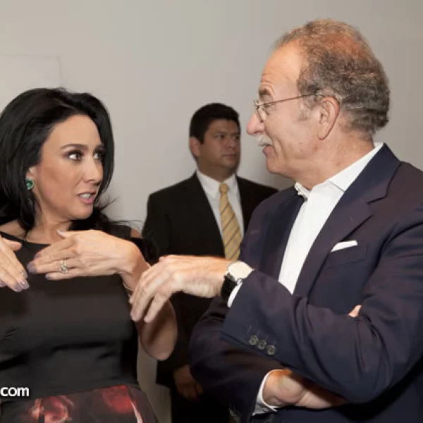 María Laura Medina inaugura B&B Italia
