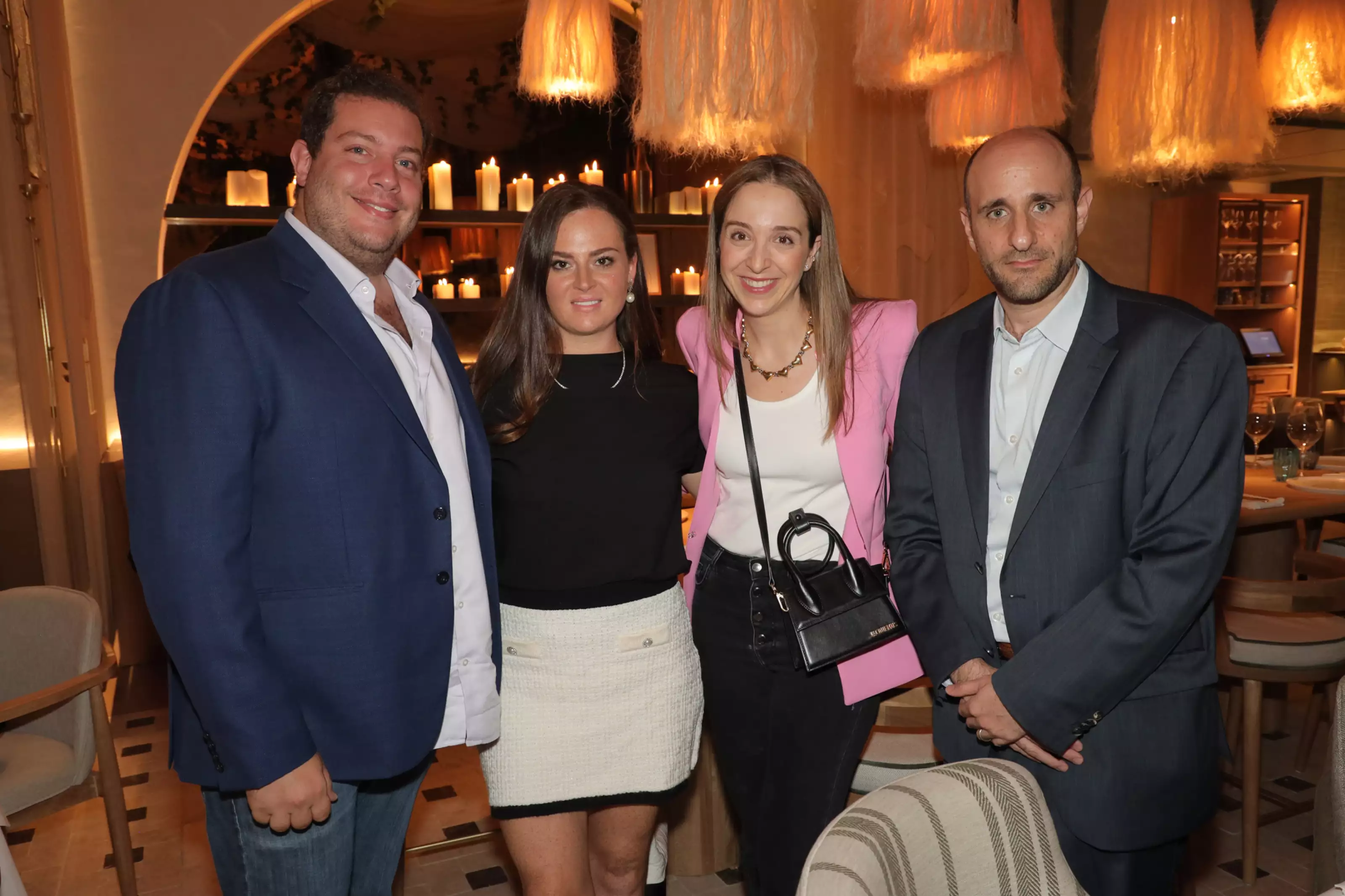 Alejandro Ramírez en la inauguración del restaurante Eliá Estiatorio