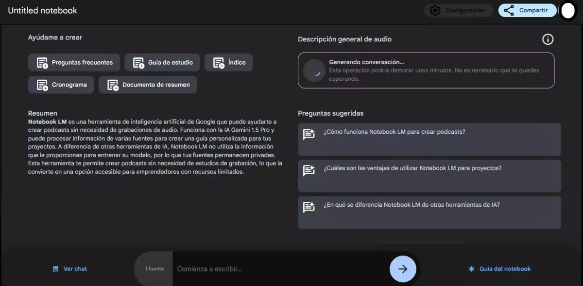 ¿Cómo hacer un podcast con Notebook LM, el asistente de proyectos de ...