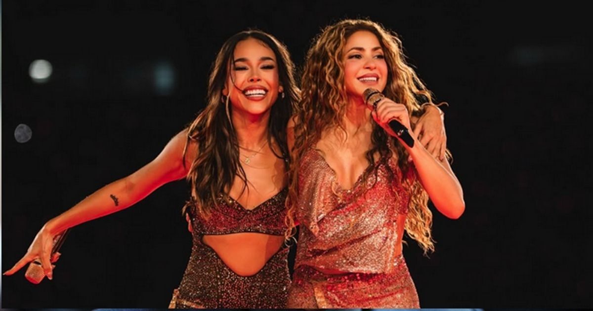 Shakira cierra con broche de oro en CDMX junto a Danna Paola