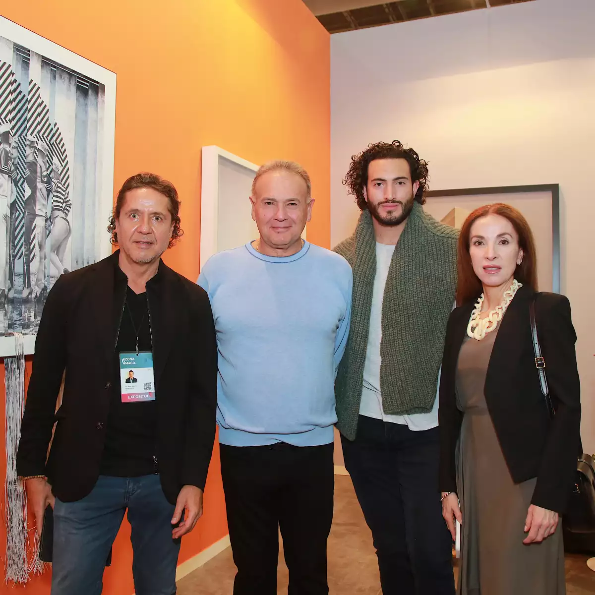 Javier Sordo Madaleno y Ana Paula de Haro disfrutan de Zona MACO